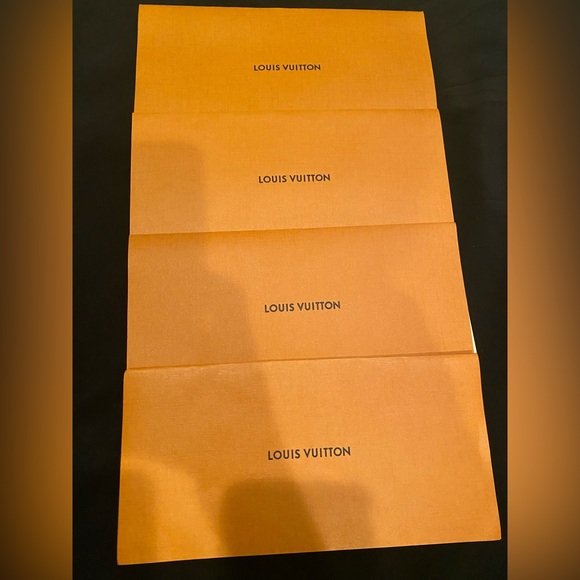 Louis Vuitton | Bags | 4 Louis Vuitton Receipt Envelopes 9 X 45 | Poshmark